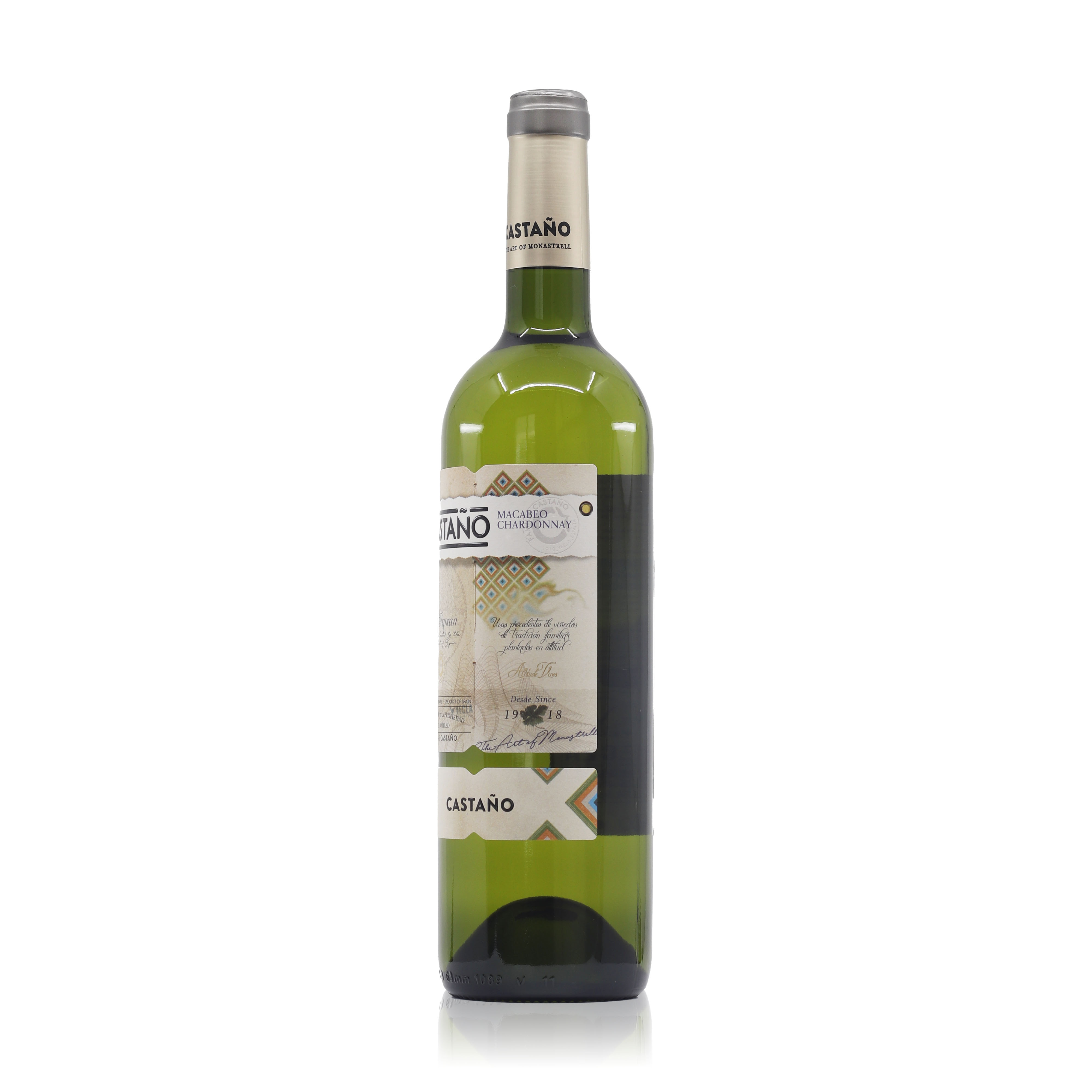 Castaño blanco macabeo Chardonnay